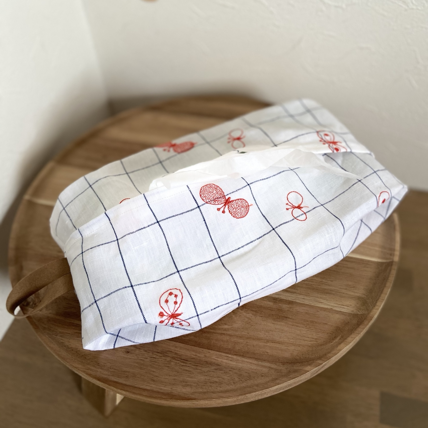 red choucho ティッシュケース ミナペルホネン - olive_note | minne 国内最大級のハンドメイド・手作り通販サイト