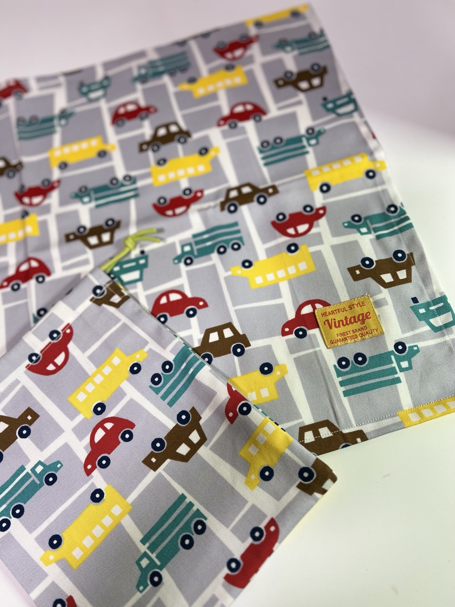 小学校 机サイズ☆ ランチョンマット 60 × 40 給食セット - Chika linen work | minne 国内最大級の ...