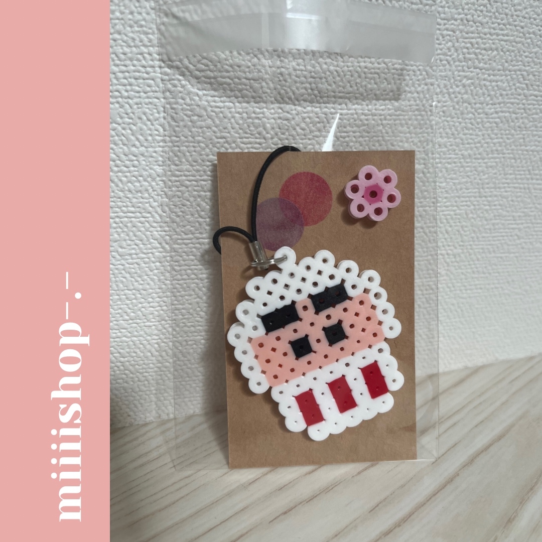 🔶お守り🔶アイロンビーズ メッセージカード付き - mii124-t | minne 国内最大級のハンドメイド・手作り通販サイト