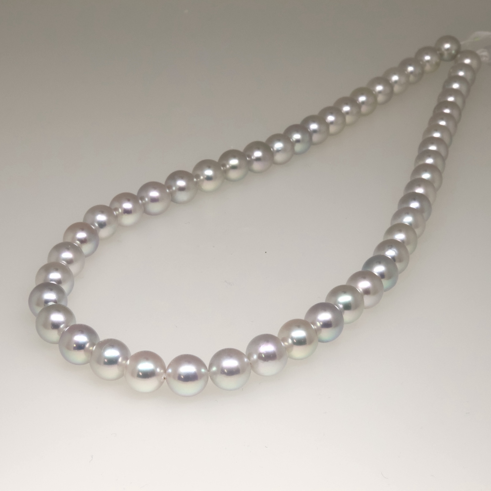 アコヤパール ネックレス オーロラブルーロゼ 8.0-8.5㎜ 真珠科学研究所鑑定書付き - mieuree | minne 国内最大級のハンドメイド・手作り通販サイト