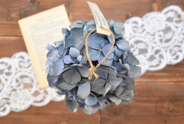 *flower ball - ドライ紫陽花のフラワーボール - | ハンドメイドマーケット minne