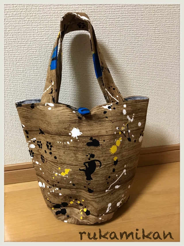 ねこちゃんバケツバッグ | ハンドメイドマーケット minne